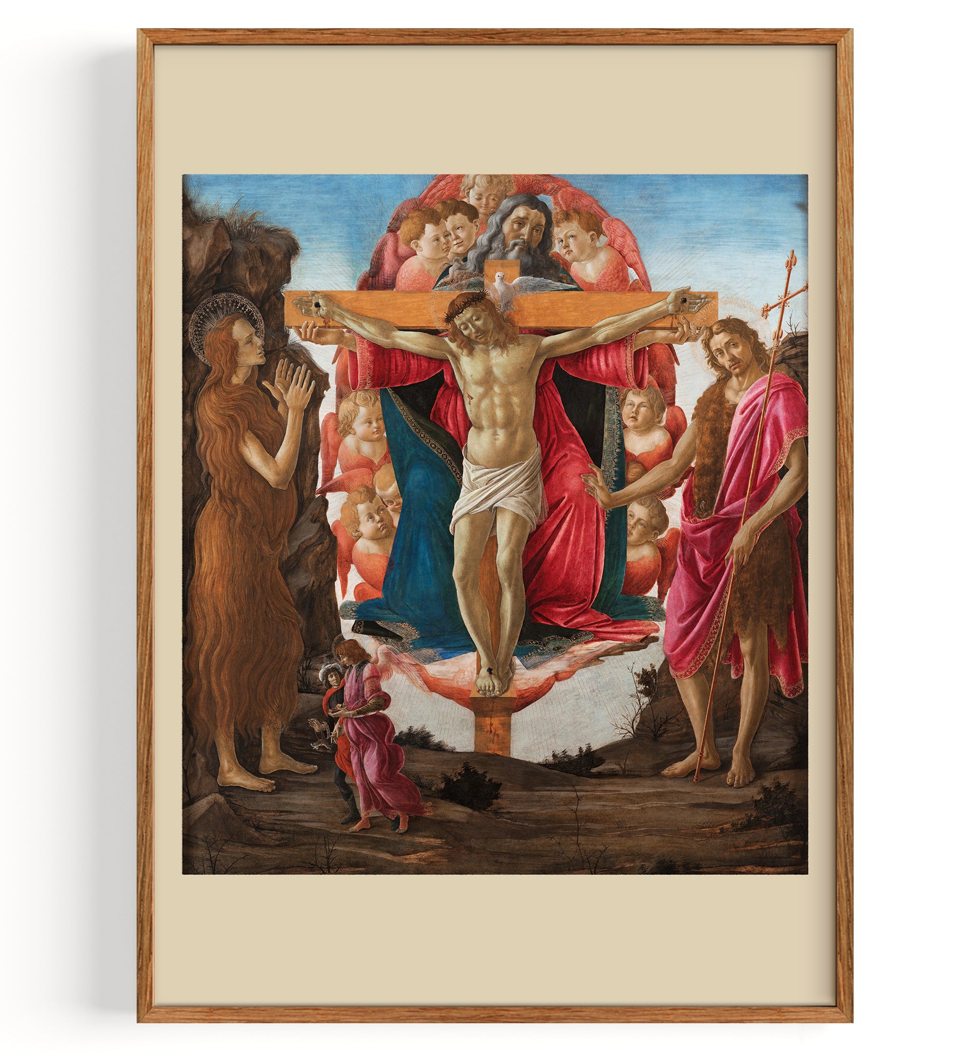 Trinity with Saint Mary Magdalen and Saint John the Baptist, Archangel ...